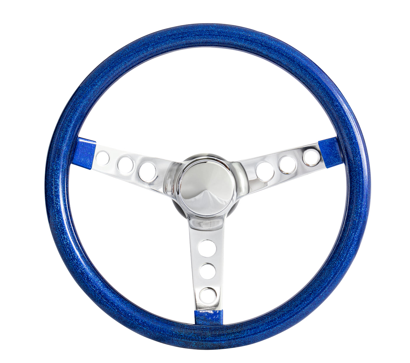 #8446 Classic 13.5" Metal Flake Blue – GRANT Steering Wheels