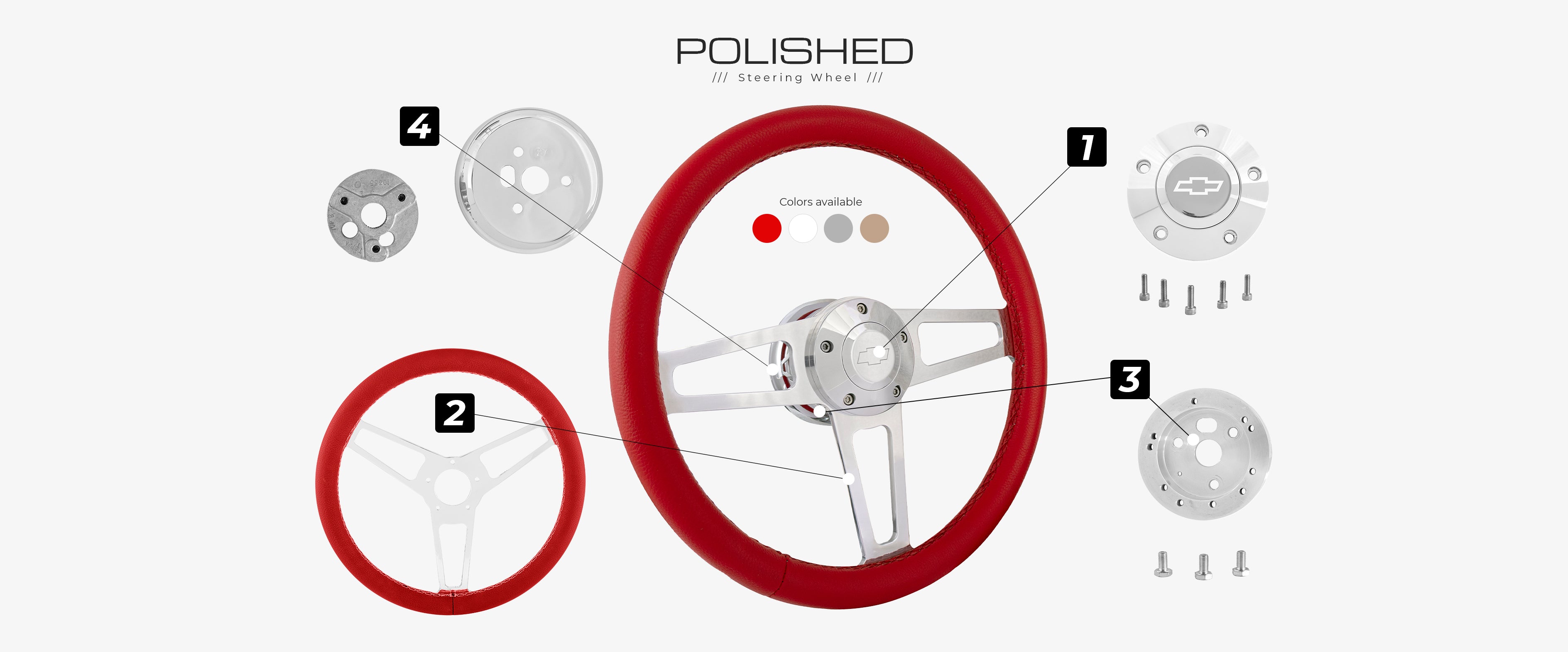 colors billet page – GRANT Steering Wheels