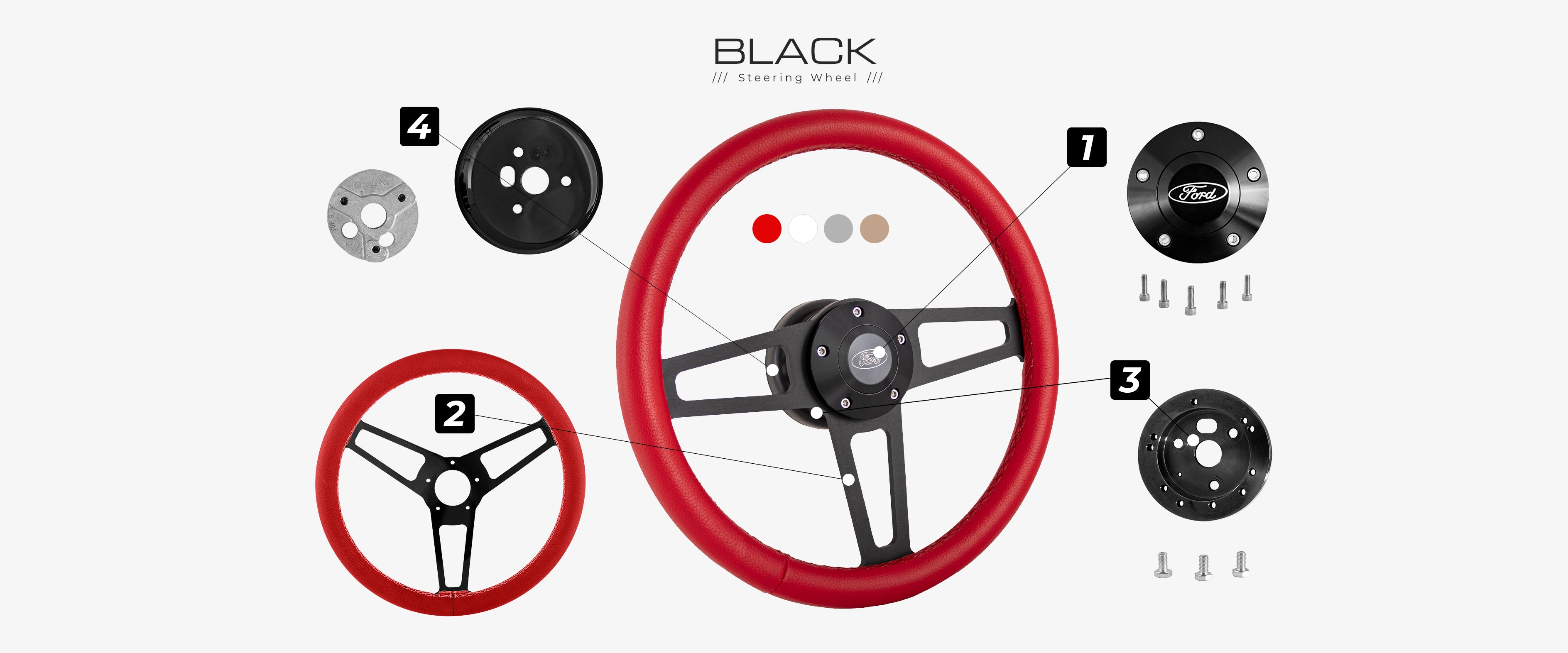 colors billet page – GRANT Steering Wheels