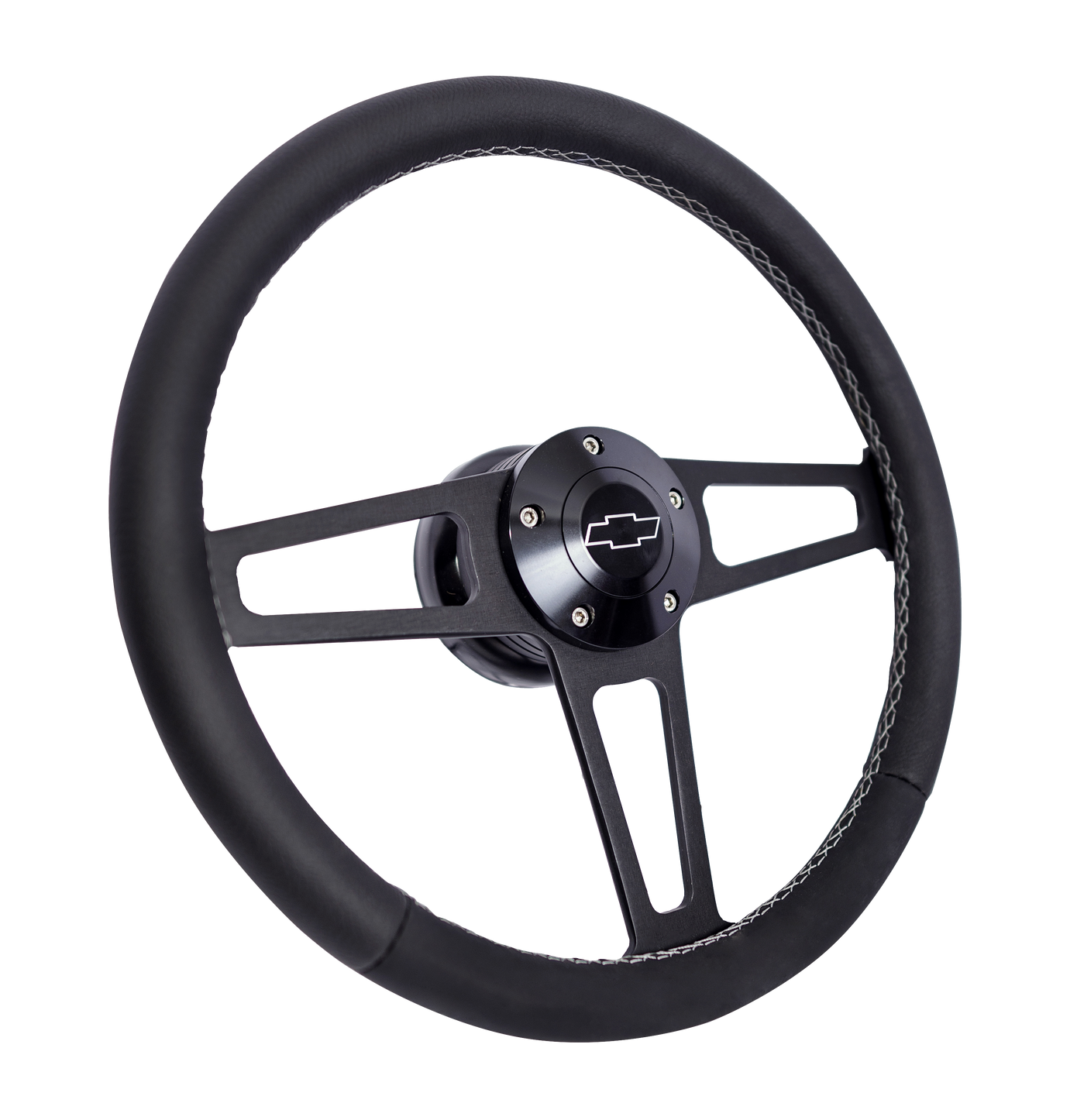 Billet T Series Black Wheel CHEV Logo & Install Kit – GRANT Steering Wheels