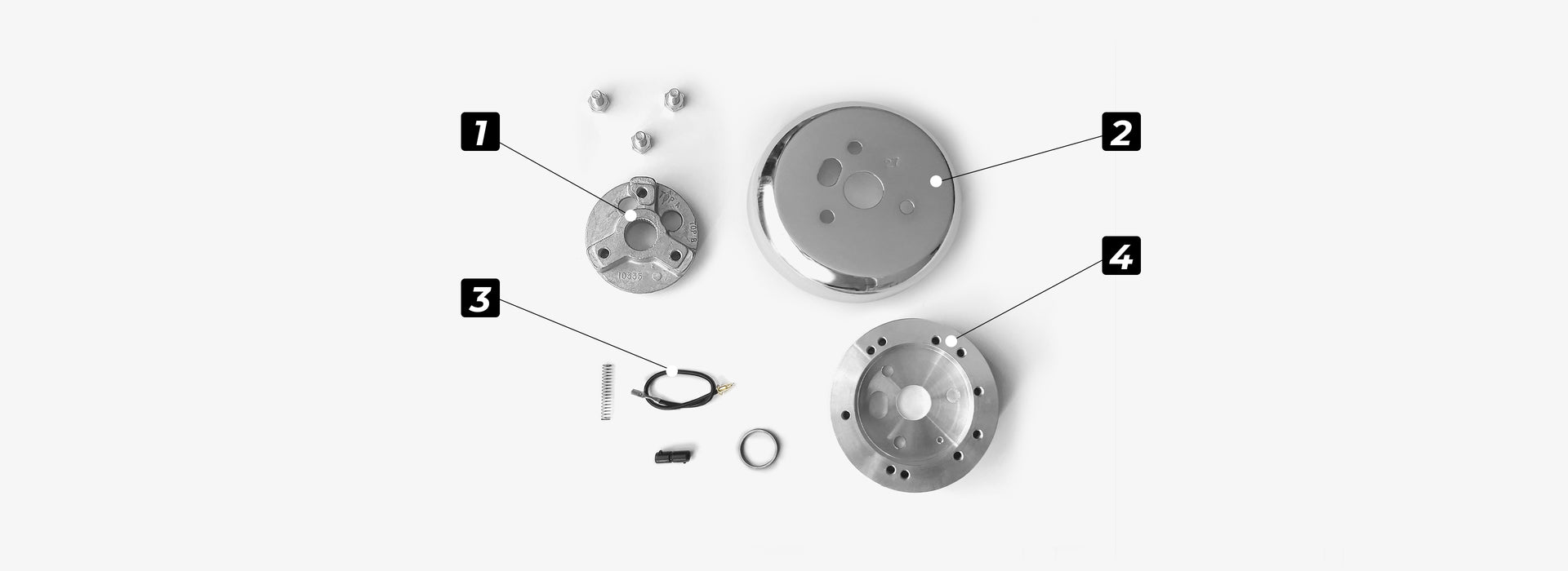 Billet Installation Kit – GRANT Steering Wheels